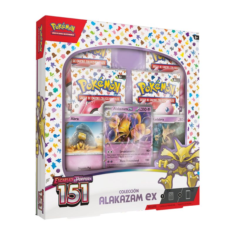 CARTAS DE POKEMON TCG SV-151-ALAKAZAM EX SPA – OPEN BOX - XtremePlay Peru