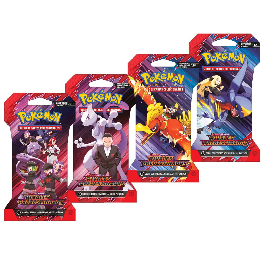 CARTAS DE POKEMON TCG SV DESTINED RIVALS SLEEVED BOOSTER SPA ...